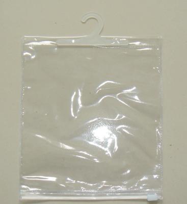 Κίνα Ziplock PE πλαστικές σακούλες που συσκευάζουν με το γάντζο/το εσώρουχο που ντύνει τη σαφή τσάντα προς πώληση