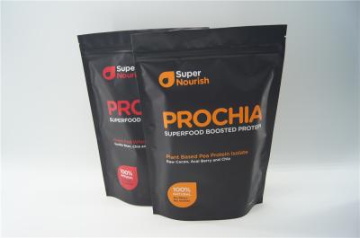 China Customized 500g Bottom Gusset Bags , Protein Foil Lined Stand Up k Pouch for sale