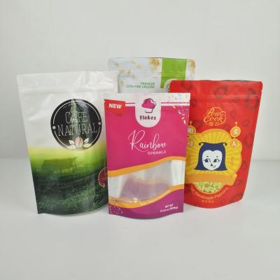 Cina Sacchetto per imballaggio alimentare commestibile da 3,5 g Mylar Stand Up Pouch con finestra con cerniera in vendita