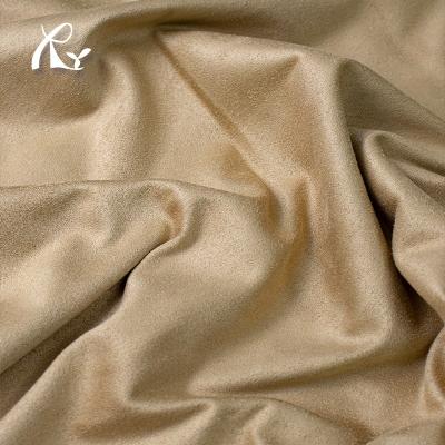China Microfiber Suede Fabric for Clothing Pillows Shoes Bags Packaging Faux Suede Fabric Velvet Synthetic Leather for sale