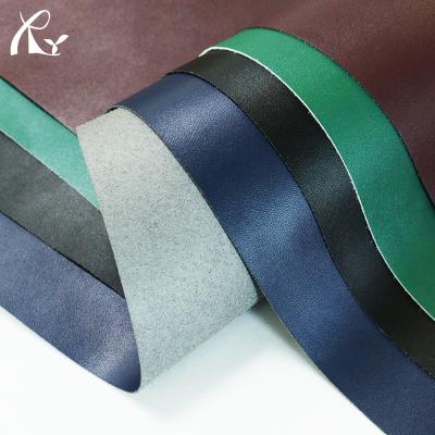 China Stock Lots of Multi Color Spot 0.7MM Lapa Grain Microfiber Leather in China for sale
