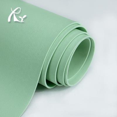 China 1.3mm Semi Silicone PVC Leather for Bags Table Mat Luggage Synthetic Leather Faux Leather Fabric for sale