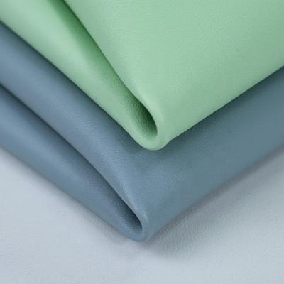 China Custom 1.3mm High -Quality PVC Semi Silicone Leather for Table Mat Car Seat Floor Mat Luggage Bags Synthetic Silicone Leather for sale