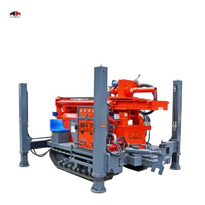 China 200m Depth Water Well Drilling Rig Crawler Rotary Portable Diesel Rock for sale
