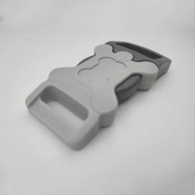 中国 耐久の灰色のバックパックのプラスチック バックルのパラシュート1/4インチの革紐の調節装置 販売のため