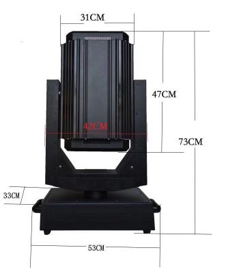 China AC 50 / 60Hz Waterproof Moving Head Disco Lights With Beam Spot Wash 3 In 1 for sale