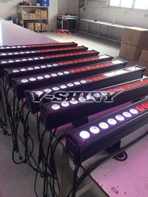 Cina illuminazione all'aperto del lavaggio della parete principale singolo controllo di 18pcs 18 W Rgbwauv per la festa nuziale in vendita
