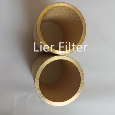 Cina Filtri sinterizzato bronzeo su misura dalla polvere di metallo lunghezza di 1000mm - di 100mm in vendita