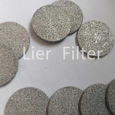 Cina Filtro sinterizzato giro dalla polvere di metallo del diametro 30-80mm per industria chimica in vendita