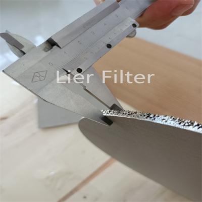 China 2-10 Industriële Ronde Metaal Mesh Filter van de lagenss316 het Roestvrij staal Gesinterde Filter Te koop
