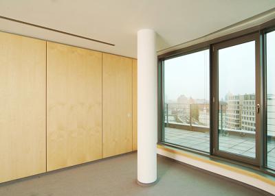 melamine panel solid panel partition wall for office customized size