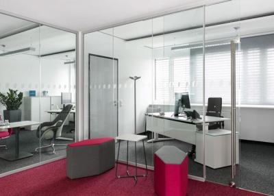 중국 Factory direct sales 79mm 90mm 108mm Aluminum frame thickness glass partition wall 판매용