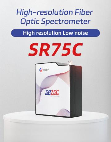 SR75C Fiber Optic Spectrometer front view