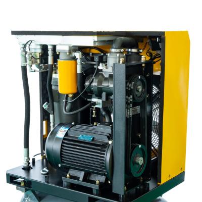 China 0.5m3/Min Electric 4kw Belt Driven Oil Injected Screw Compressor Low Noise for sale