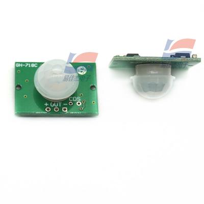 China YJJ GH-718A/B/C Módulo de sensores de infrarrojos humanos termoluminiscentes en miniatura en venta