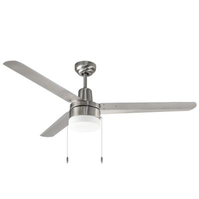 Chine Unique 48 pouces 3 lame de fer puissant éclairage décoratif ventilateur de plafond chambre à coucher rotatif ventilateur de plafond LED avec lumière à vendre