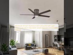 Manufacturer Inches Black White Modern Fan Light Ceiling Fan with Light