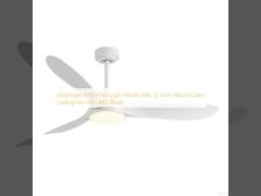wholesale  HFBH Fan Light Model 666 52 Inch Wood Color Ceiling Fan with ABS Blade