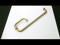 Polish/Matte Finish Door Handle for Room Bar Glass Door Straight Single Sided Push Handle