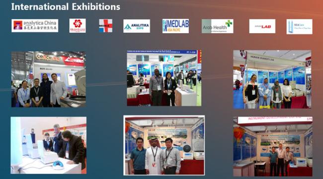 Centrifuge exhibition booth