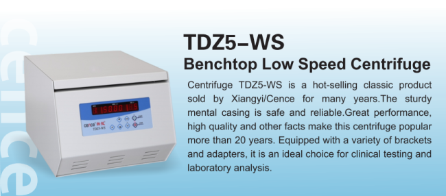 Centrifuge control panel