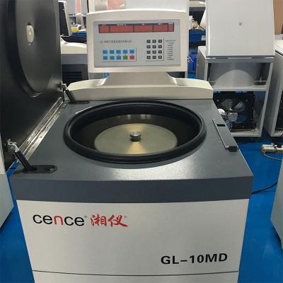 China Centrifugador GL-10MD da grande capacidade para os rotores da separação 6x1000ml 500ml 250ml 4x1000ml do sangue à venda