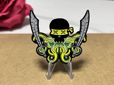 China Custom Metal Lapel Pins with Hard or Soft Enamel Finish for sale