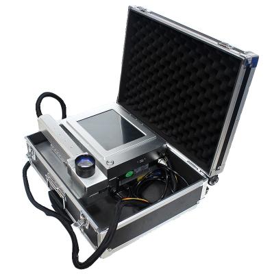 China Portable 50 Watt Handheld Laser Marking Machine Small Size Fiber Laser for Metal Coding & Engraving Supports AI Graphic Format for sale
