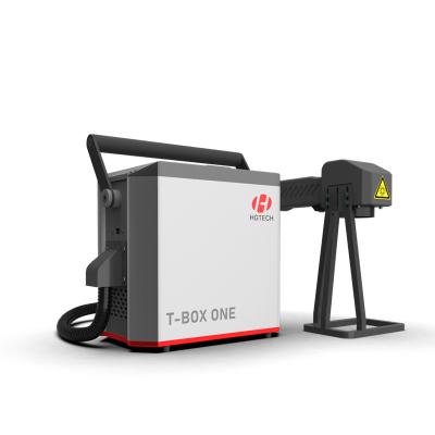China Handheld 20W Fiber Laser Marker for Metal and Hard Plastic New Condition Supports DXF PLT BMP Graphic Formats for sale