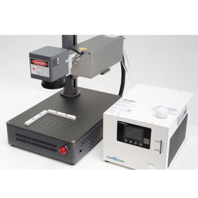 China Easy to Use 5W Water Cooling UV Laser Marking Machine With Water Chiller UV Laser Engraving Machine for Glass Acrylic for sale
