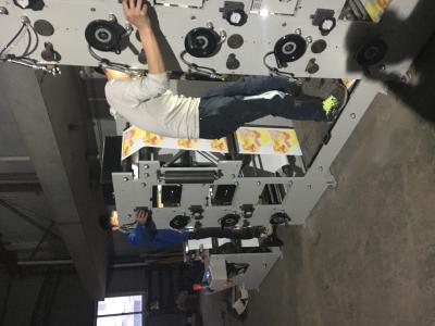 Cina Stampa della stampa della carta patinata del rotolo di colore di larghezza 5 di RY420mm automatica in vendita