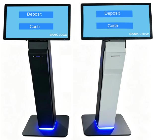 15.6 inch Token Dispenser Kiosk for Queue Management Systems