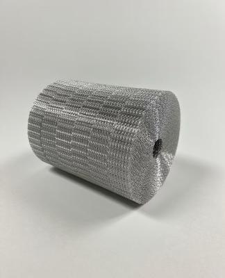 China 6 Rolls Galvanized Pipeline Mesh 25.4mm x 67mm Aperture for Offshore Oil for sale