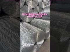 Anti Rust Welded Galvanized Wire Pipeline Reinforced Mesh 2.2MM For Oil And Gas