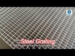 Anti Slip 1 M Width Welded Serrated Galvanized Steel Gratings Customized Color