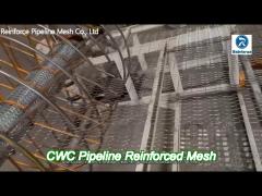 Galvanized Wire CWC Pipeline Reinforced Mesh In Rolls  2.2 MM Anti Corrosion Anti Rust