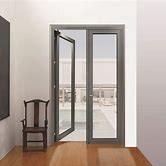 China Restaurant Bar Counter Aluminium Glass Hinged Door for sale