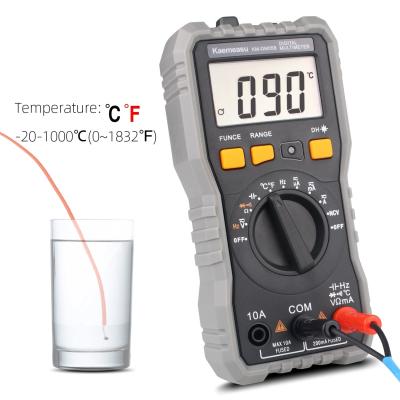 중국 미니 디지털 멀티미터 DC/AC 전압 암페미터 전류 오름 온도 T-rms 고정도 전기사 디지털 멀티미터 판매용