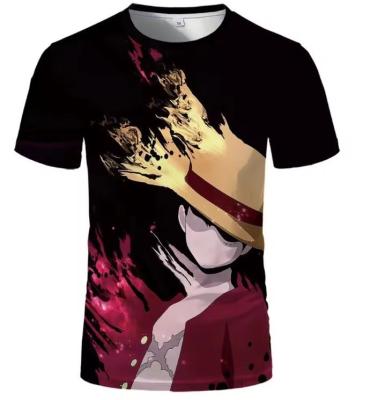 Chine T-shirt de dessin animé imprimé en 3D en sublimation T-shirt d'anime pour hommes à la mode à vendre