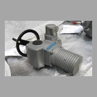 China Motorisiertes Kugelventil mit AUMA GS Teildrehgetriebe und SA mehrdrehender modularer universeller elektrischer Aktoren. zu verkaufen