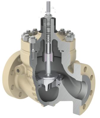 중국 흐름 속도 또는 온도를 규제하기 위한 작동기와의 삼손 글러브 밸브 3251 조합 판매용
