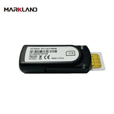 China MCR3500 Smart Card Reader for SIM-sized Smart Card PSAM USB KEY PKI TOKEN Digital Electronic Signature USB-stick for sale