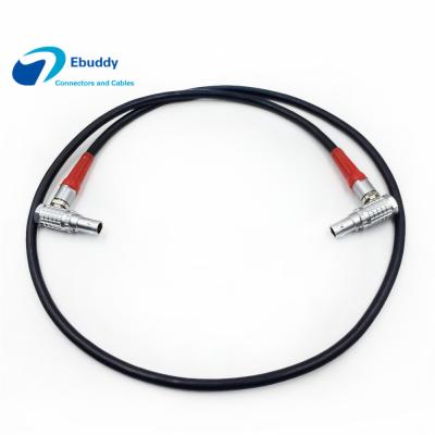 Cina 0.8M Length Follow Focus Cable LEMO Angled FHG 4 Pin To 4 Pin in vendita