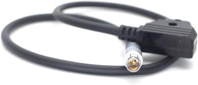 Cina Black Follow Focus Cable Dtap Male To RS Fischer 3 Pin Male in vendita