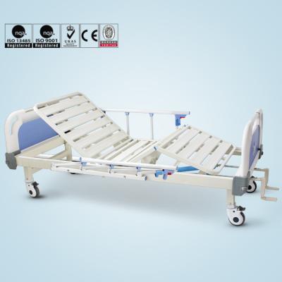 Cina Il doppio a gomito il letto di ospedale manuale regolabile con il certificato di iso/CE/FDA in vendita