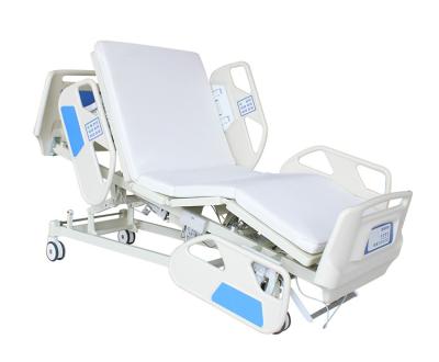 Cina 5 letto di ospedale elettrico di prezzi economici di funzioni ICU con il fondo di controllo della battagliola in vendita
