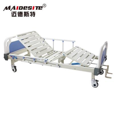 Cina Due manovelle appoggiano il letto di ospedale manuale di sollevamento regolabile con l'iso/il CE/FDA in vendita