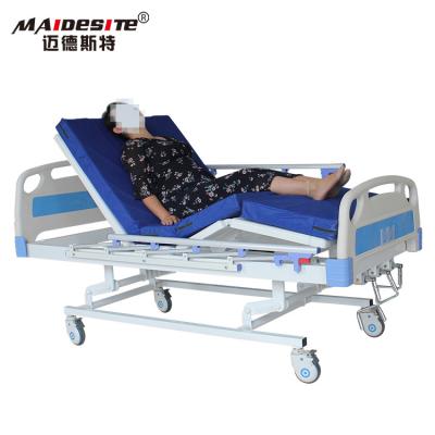 Cina Tre letti di ospedale manuali delle manovelle, operazione facile del letto paziente regolabile con il regolatore in vendita