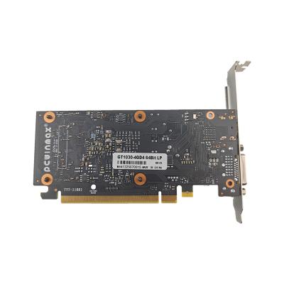 China PCWINMAX GEFORCE GT 1030 4GB GDDR4 Tarjeta gráfica de vídeo de 64 bits GPU PCIe 3.0 DirectX 12 DVI HD SFF GPU de bajo perfil en venta