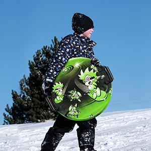 Chine Ski super léger en mousse Woowave de 21 pouces avec noyau PE et 2 poignées molles douces à vendre